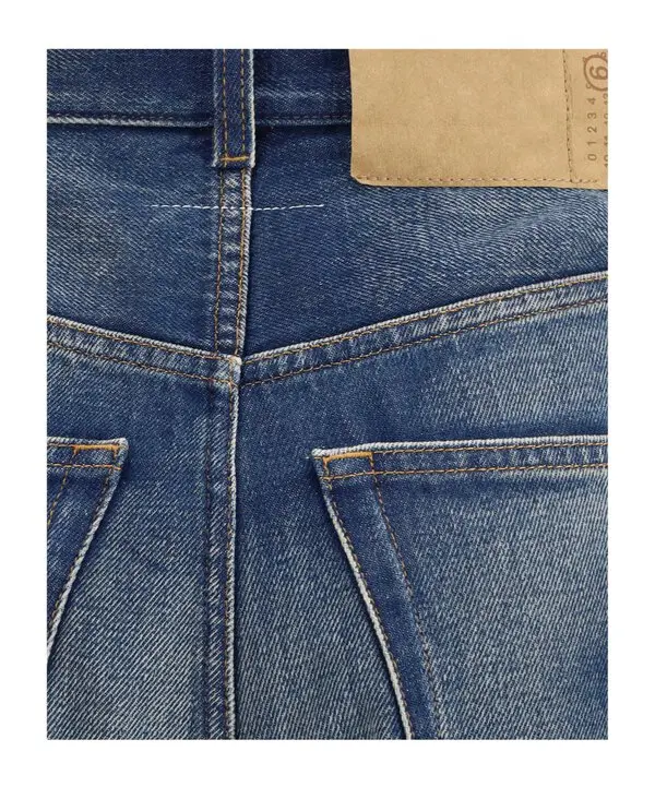 MAISON MARGIELA Frayed Wide-leg Jeans