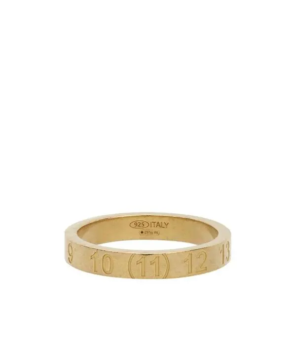 MAISON MARGIELA Numeric Logo Ring - Yellow