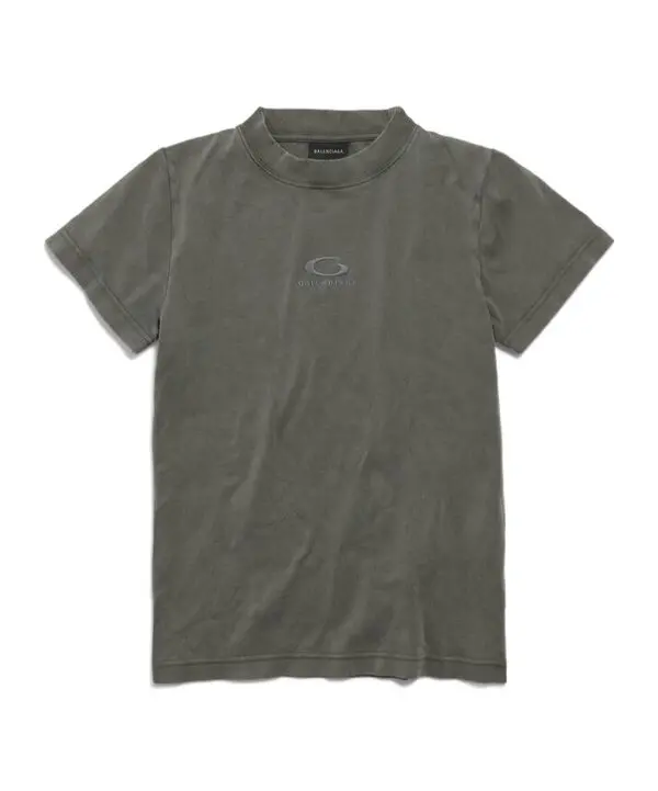 Balenciaga Loop Sports Icon Fitted T-shirt - Grey