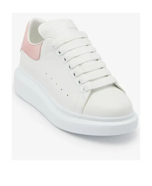 Alexander McQueen Oversized Lace-up Sneakers - White