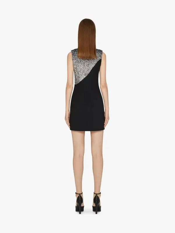 Givenchy Sleeveless Sequin Embroidered Evening Dress