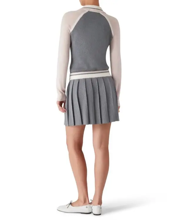 Casablanca Pleated Knit Tennis Skirt