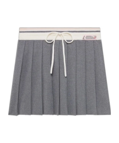 Casablanca Pleated Knit Tennis Skirt