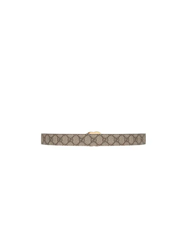Gucci Reversible Gg Monogram Belt - Nude