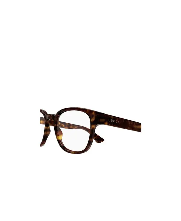 Gucci Rectangular Glasses Frames - Brown