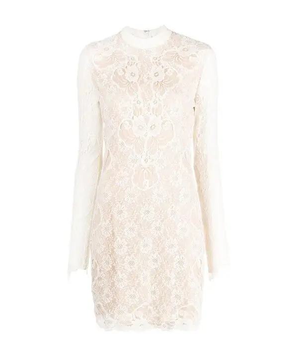 Stella McCartney Lace Shift Dress - White