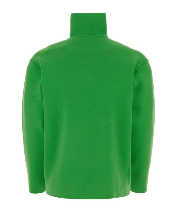 Auralee Long-sleeved High Collar Sweater