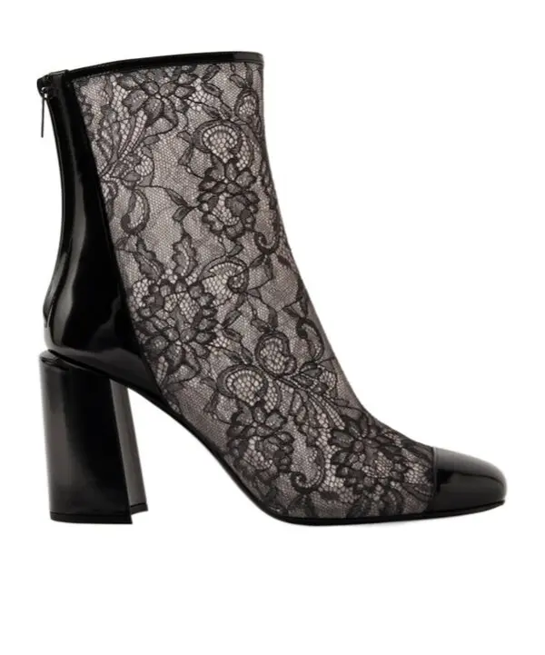 JIMMY CHOO 85mm Kisu Lace Boots