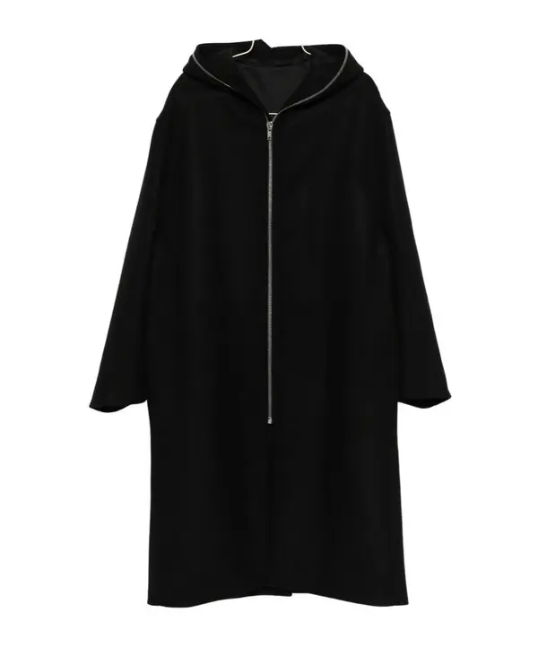 Rick Owens Zip-up Hooded Raincoat