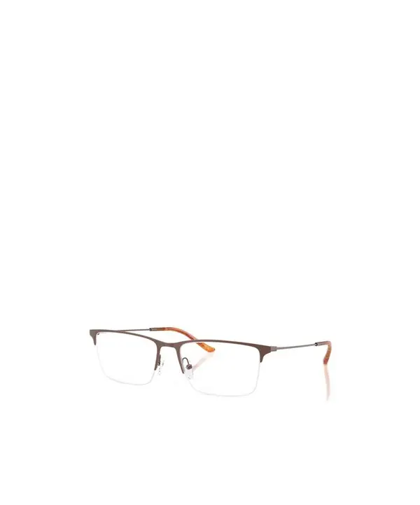 Emporio Armani Rectangular Frame Glasses - White