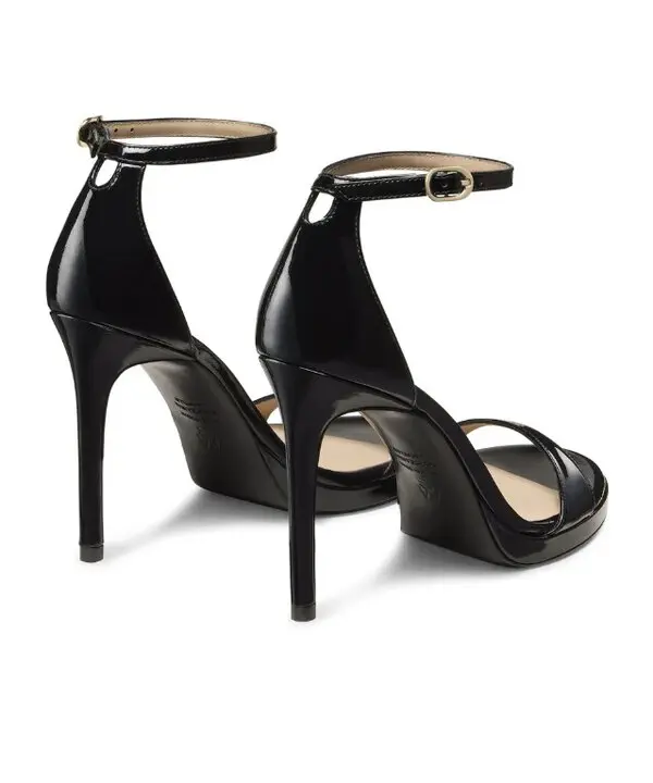 STUART WEITZMAN Nudist Platform Stiletto Sandals - Black