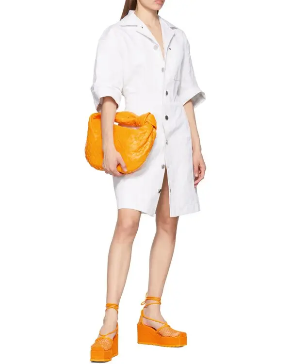 Bottega Veneta Net-panel Wedge Sandals