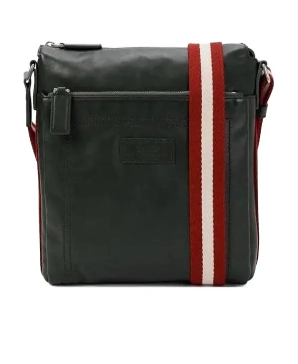 Bally Zippered Shoulder Bag - Black