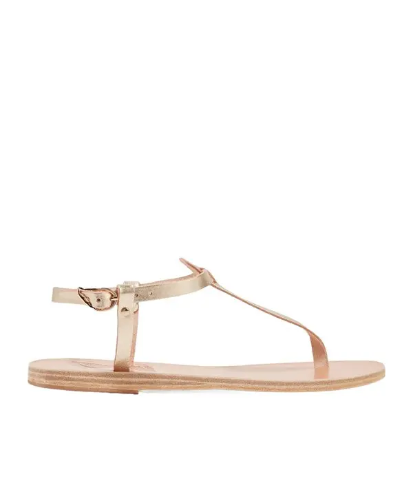 ANCIENT GREEK SANDALS Lito Flat Sandals - Gold