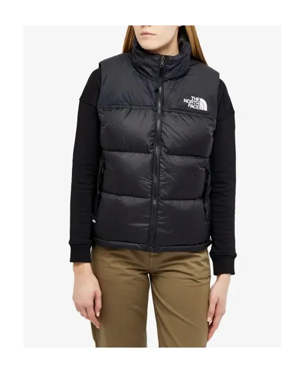 The North Face 1996 Retro Nuptse High-neck Vest - Black