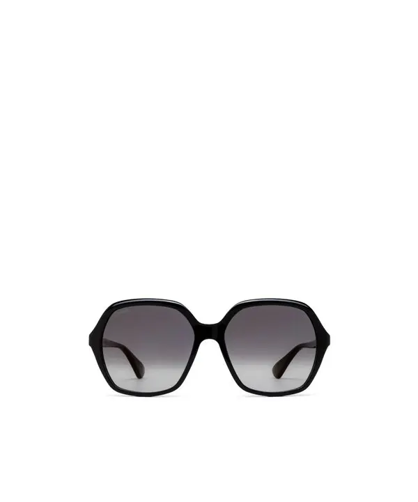 Cartier Geometric Frame Sunglasses - Black