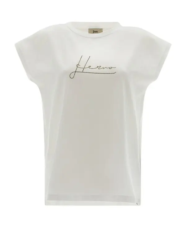 Herno Embellished Crewneck T-shirt