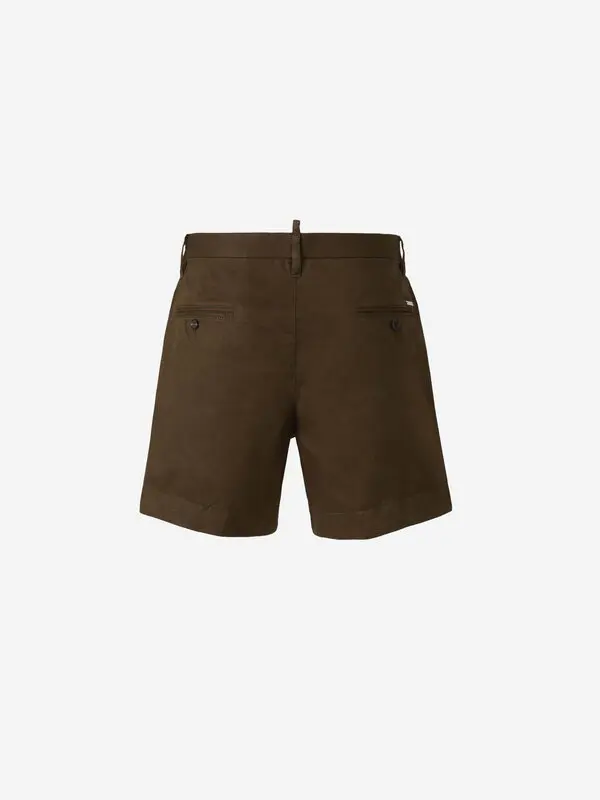Dsquared2 Ranger Cargo Chino Shorts - Green