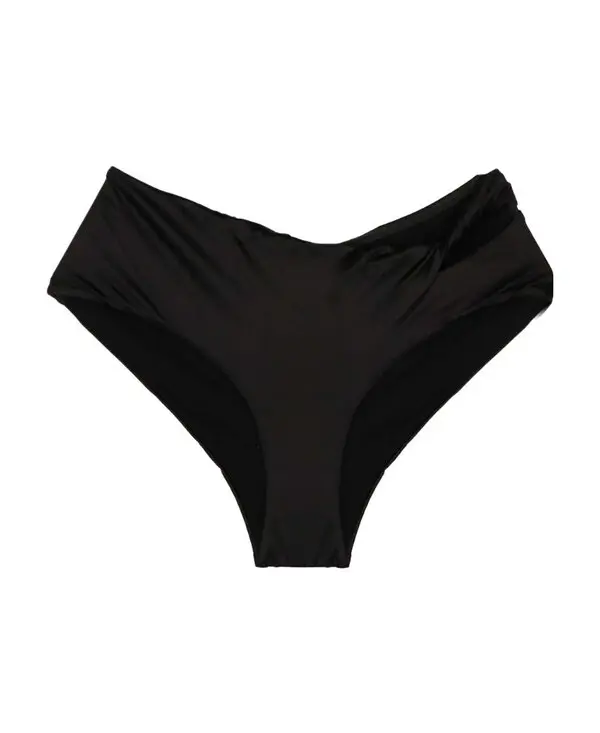 Versace High-waisted Bikini Bottoms With Knot Detail - Black