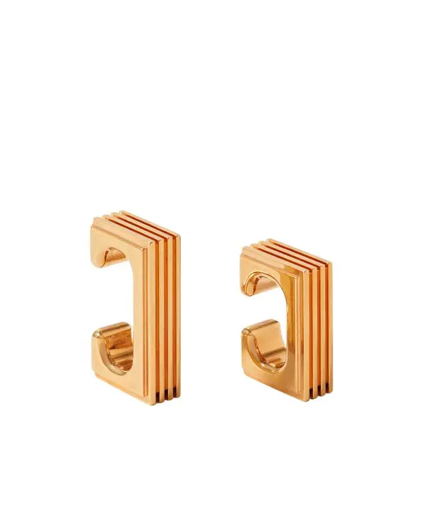 Khaite Empire Ear Bone Clips - Golden