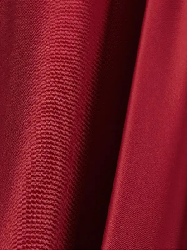 Khaite V-neck A-line Maxi Dress