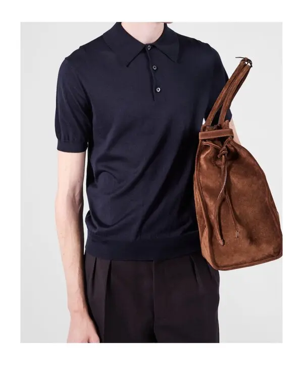 Prada Logo-jacquard Short-sleeved Polo Shirt