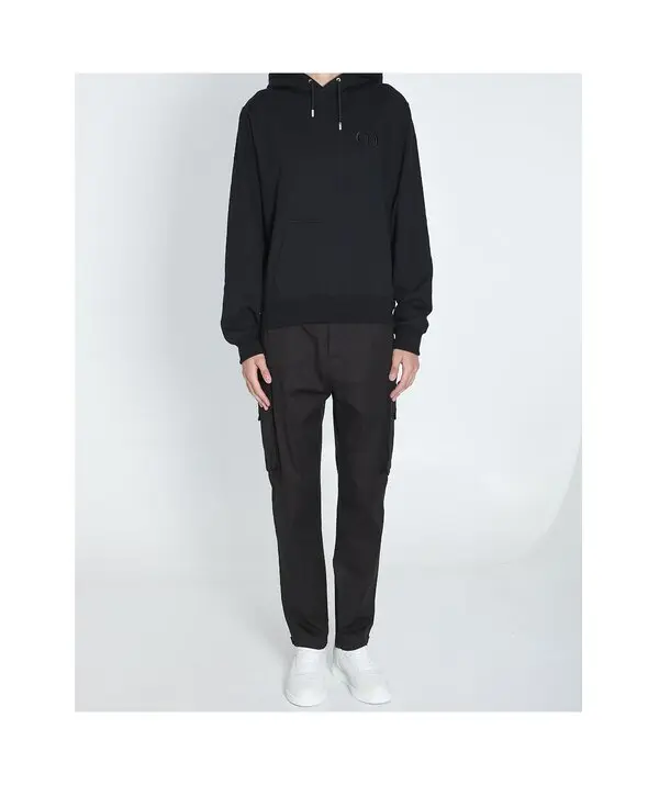 Dior Cd Icon Drawstring Hoodie - Black