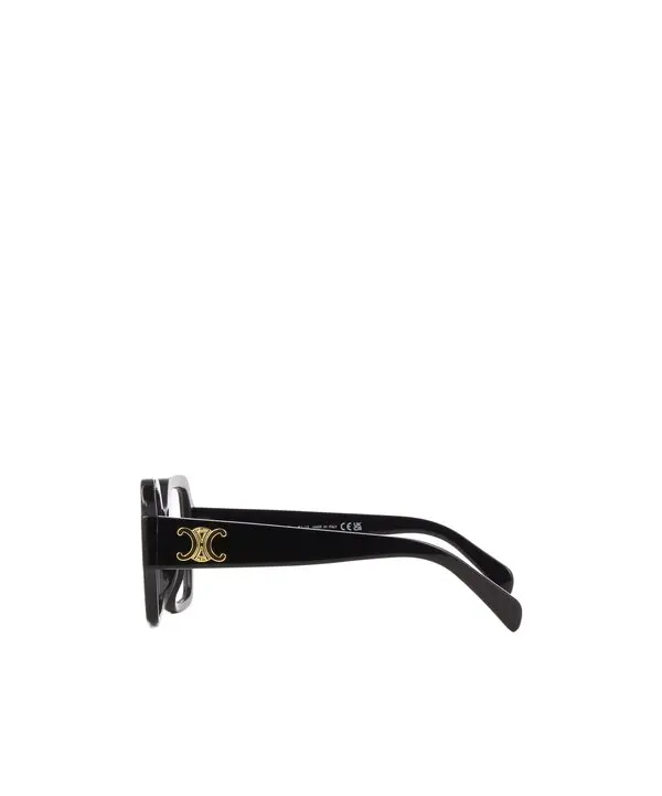 Celine Logo Flat Mirror Eyeglasses
