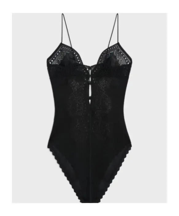 Celine Lingerie Bodysuit In Silk
