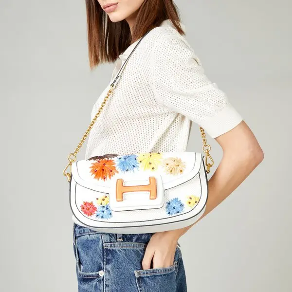 Hogan H-bag Shoulder Bag - White