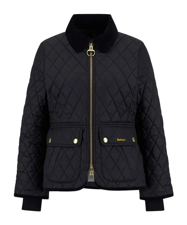Barbour Beadnell Quilted Jacket - Black
