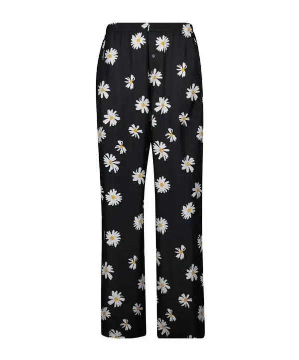Moschino Floral Print Track Pants - Black