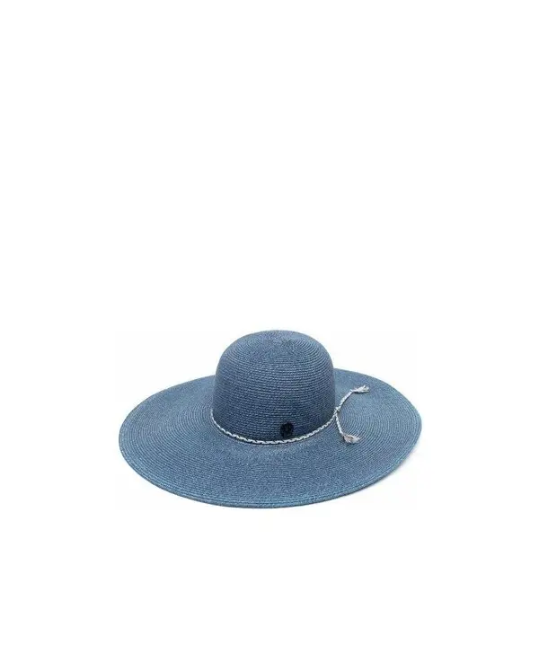 MAISON MICHEL Logo Hat - Blue