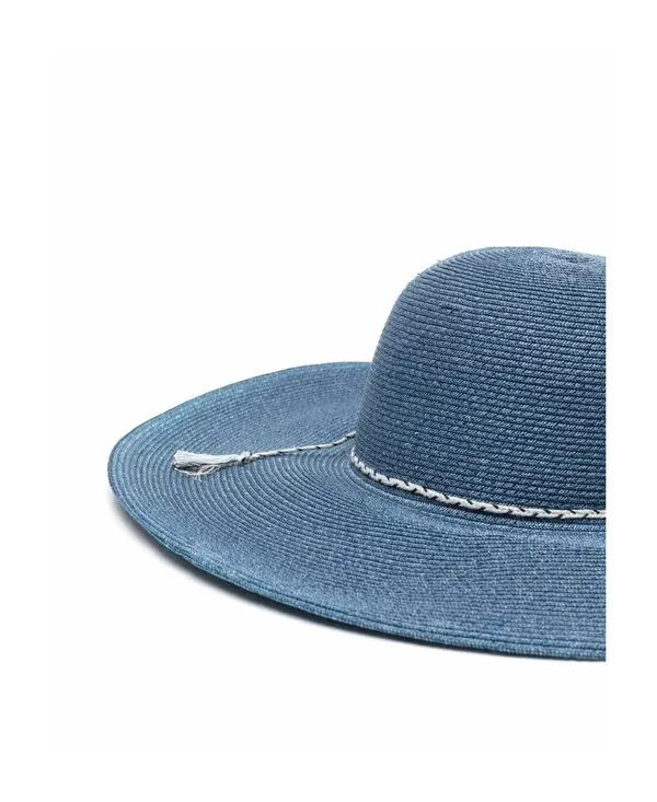 MAISON MICHEL Round Wide Brim Hat