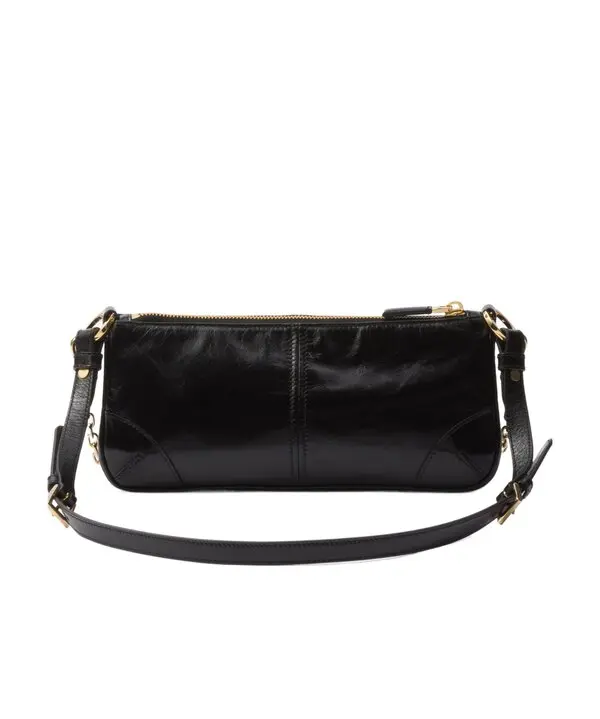 Prada Re-edition 2002 Zipped Medium Shoulder Bag - Black