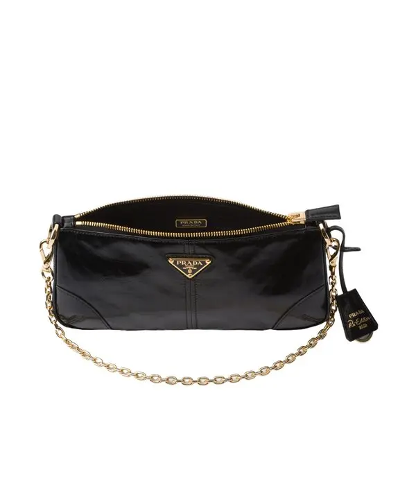 Prada Re-edition 2002 Zipped Medium Shoulder Bag - Black
