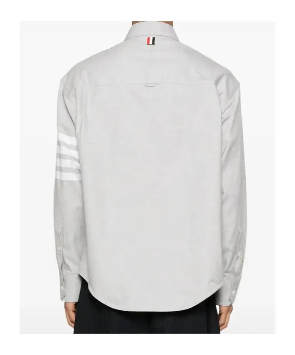 Thom Browne 4-bar Flannel Shirt