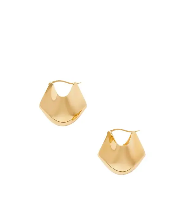Khaite Lotus Earrings - Golden