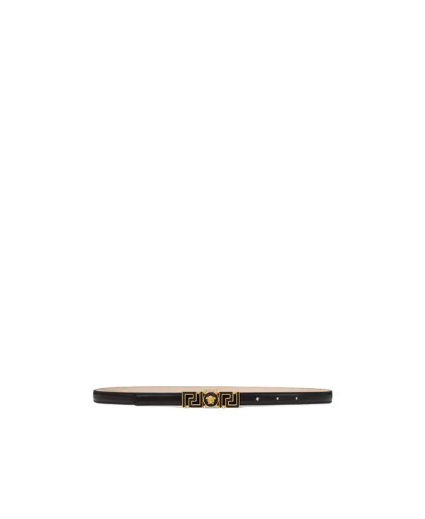 Versace Greca Medusa Belt - Black