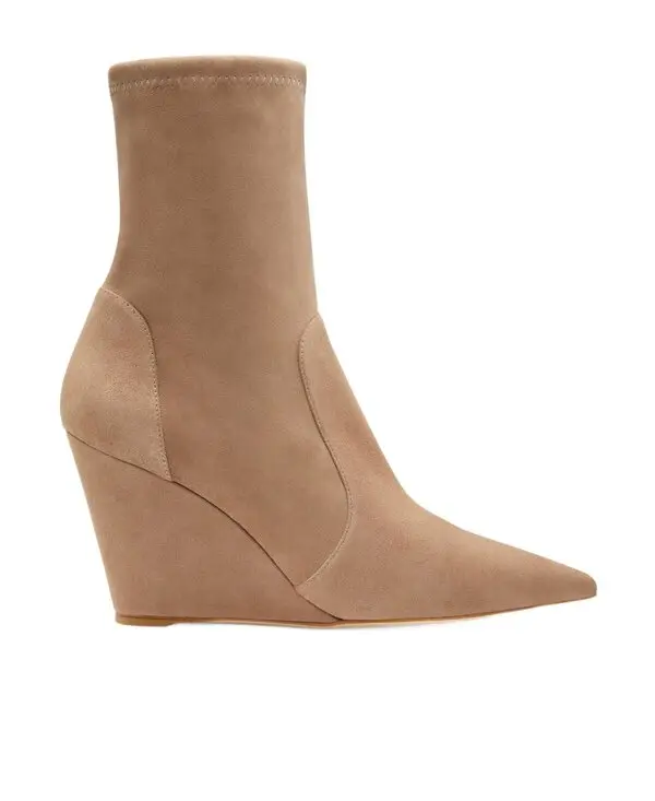 STUART WEITZMAN Wedge Boots - Brown