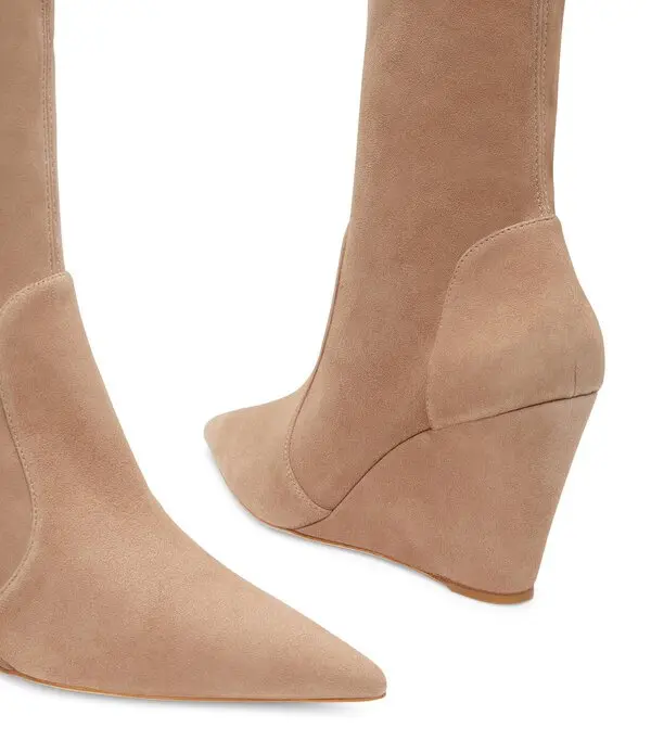 STUART WEITZMAN Wedge Boots - Brown