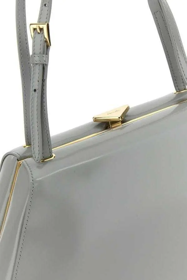Prada Logo Buckle Handbag