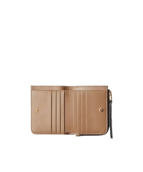 Fendi Monogrammed Zipped Small Wallet