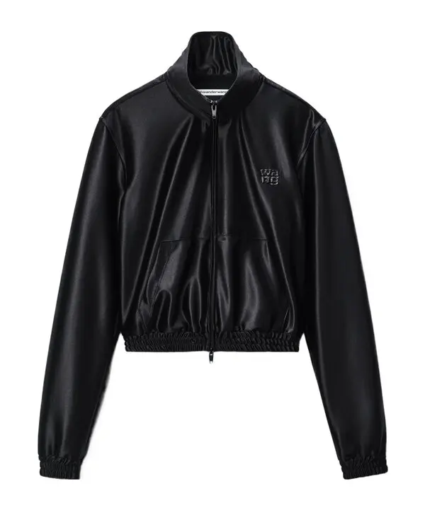 Alexander Wang Logo-embellished Elastic-waist Jacket