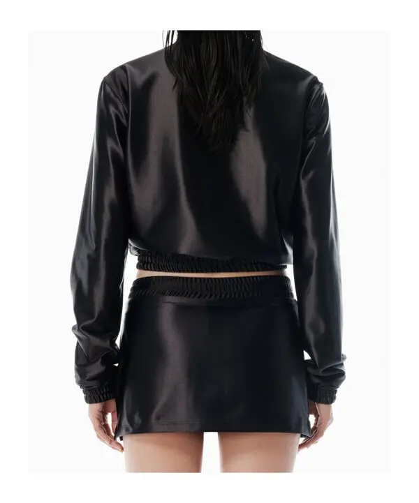 Alexander Wang Logo-embellished Elastic-waist Jacket