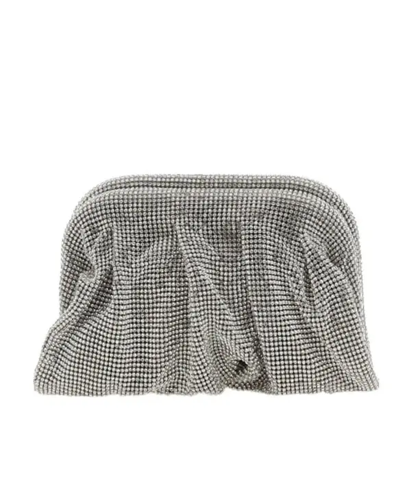 Benedetta Bruzziches Embellished Clutch Bag - Gray