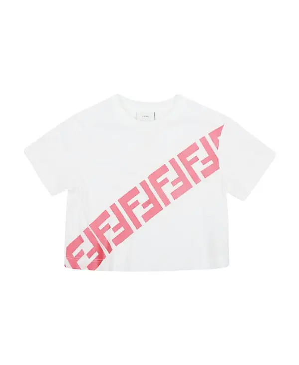 Fendi Monogram-print Cotton T-shirt - White
