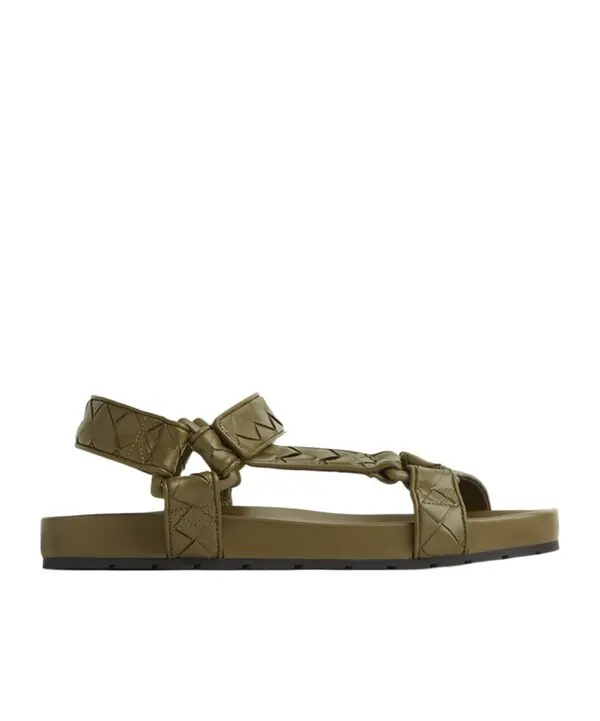 Bottega Veneta Woven Trip Sandals - Green