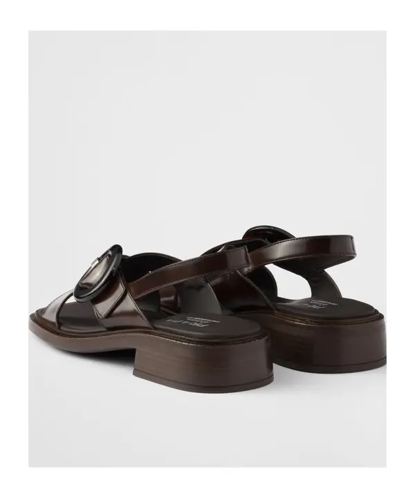Prada Re-edition 1996 Slingback Sandals - Russet