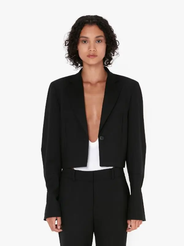 J.W.ANDERSON Ring Detail Cropped Blazer